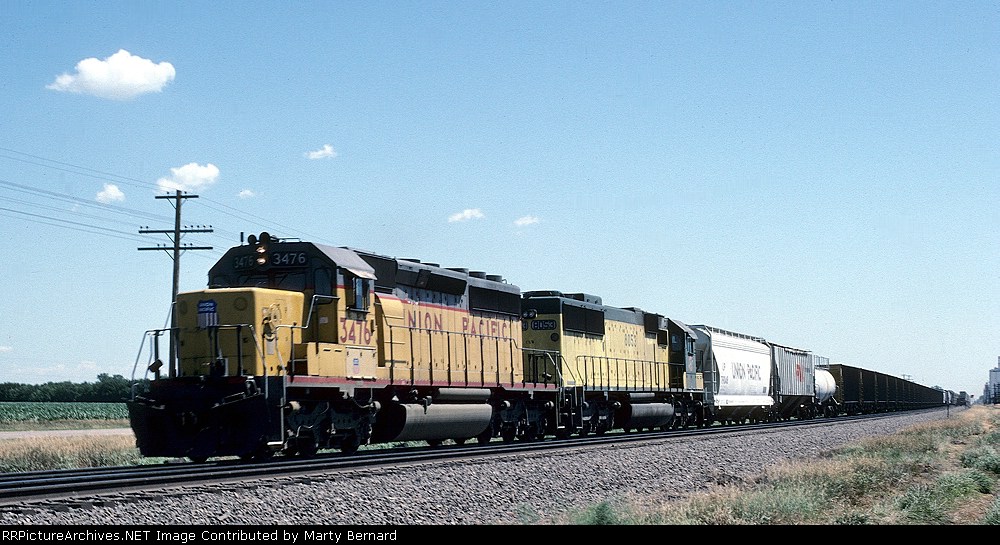 UP 3476 and C&NW 8053 Roll Them on the 4th of July 1991